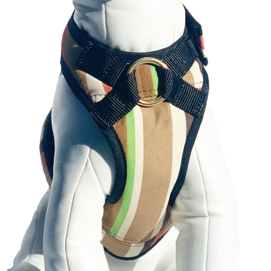 Brown Stripe Whoa Dog Whoa Harness