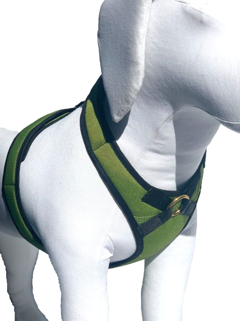 Moss Green Whoa Dog Whoa Harness